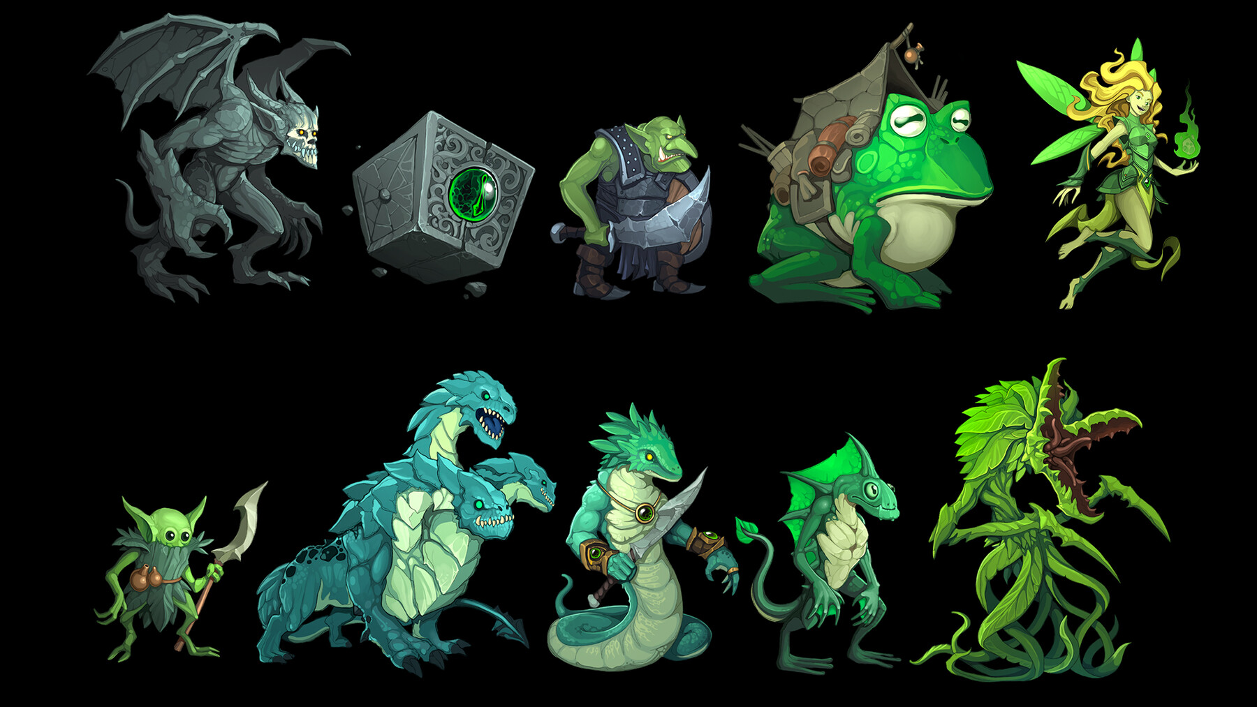 ArtStation - Characters Cards pack 03 | Game Assets