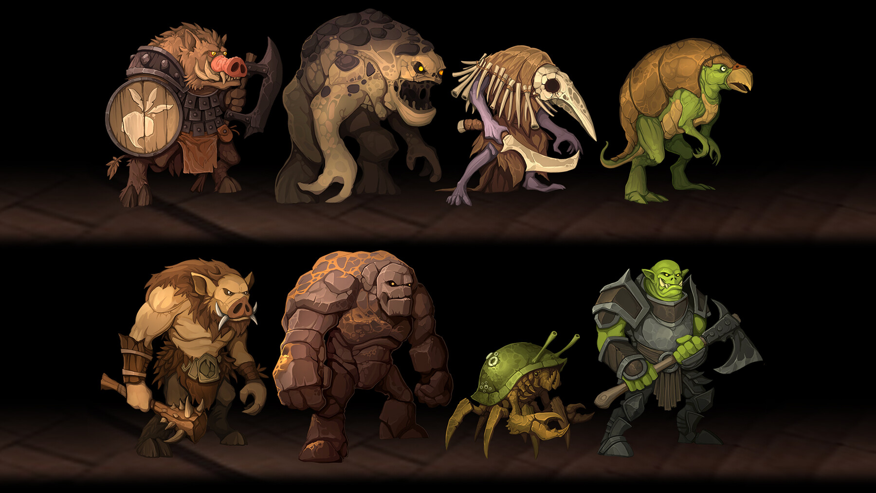 ArtStation - Characters Cards pack 04 | Game Assets