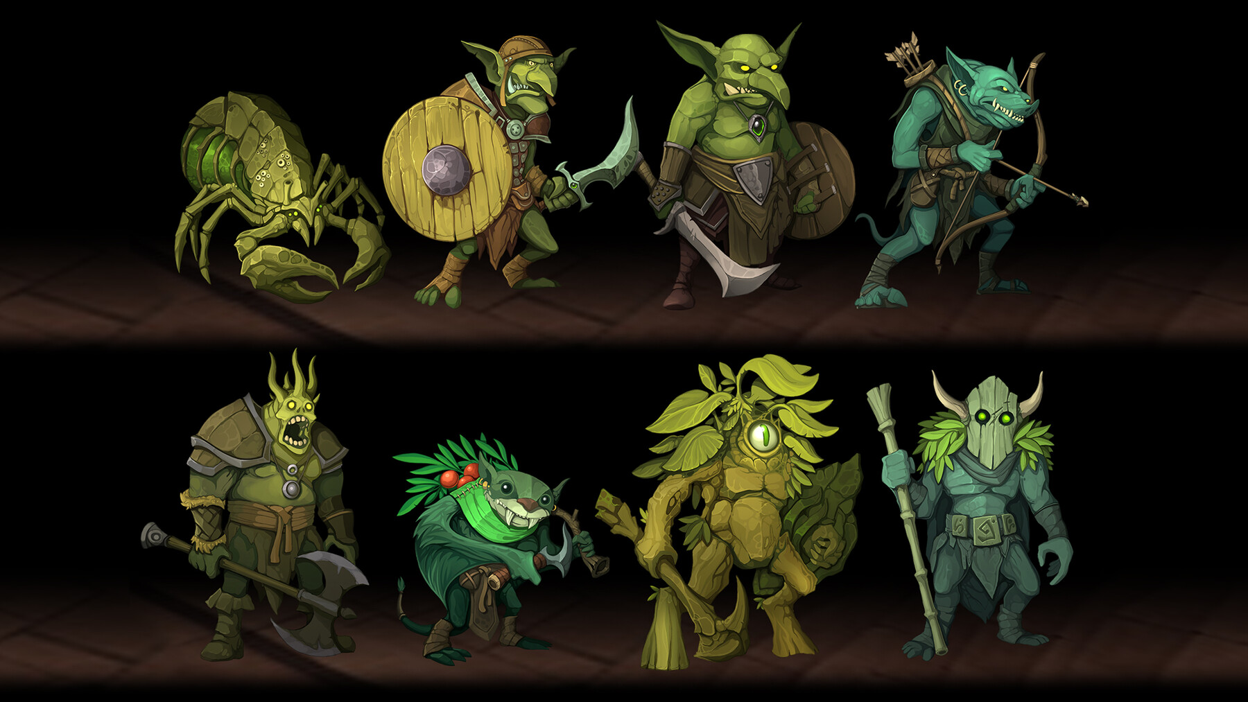 ArtStation - Characters Cards pack 04 | Game Assets