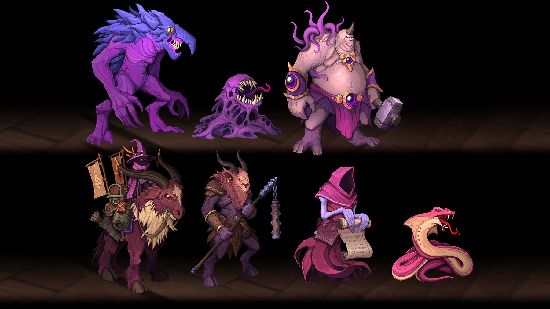 ArtStation - Characters Cards pack 04 | Game Assets