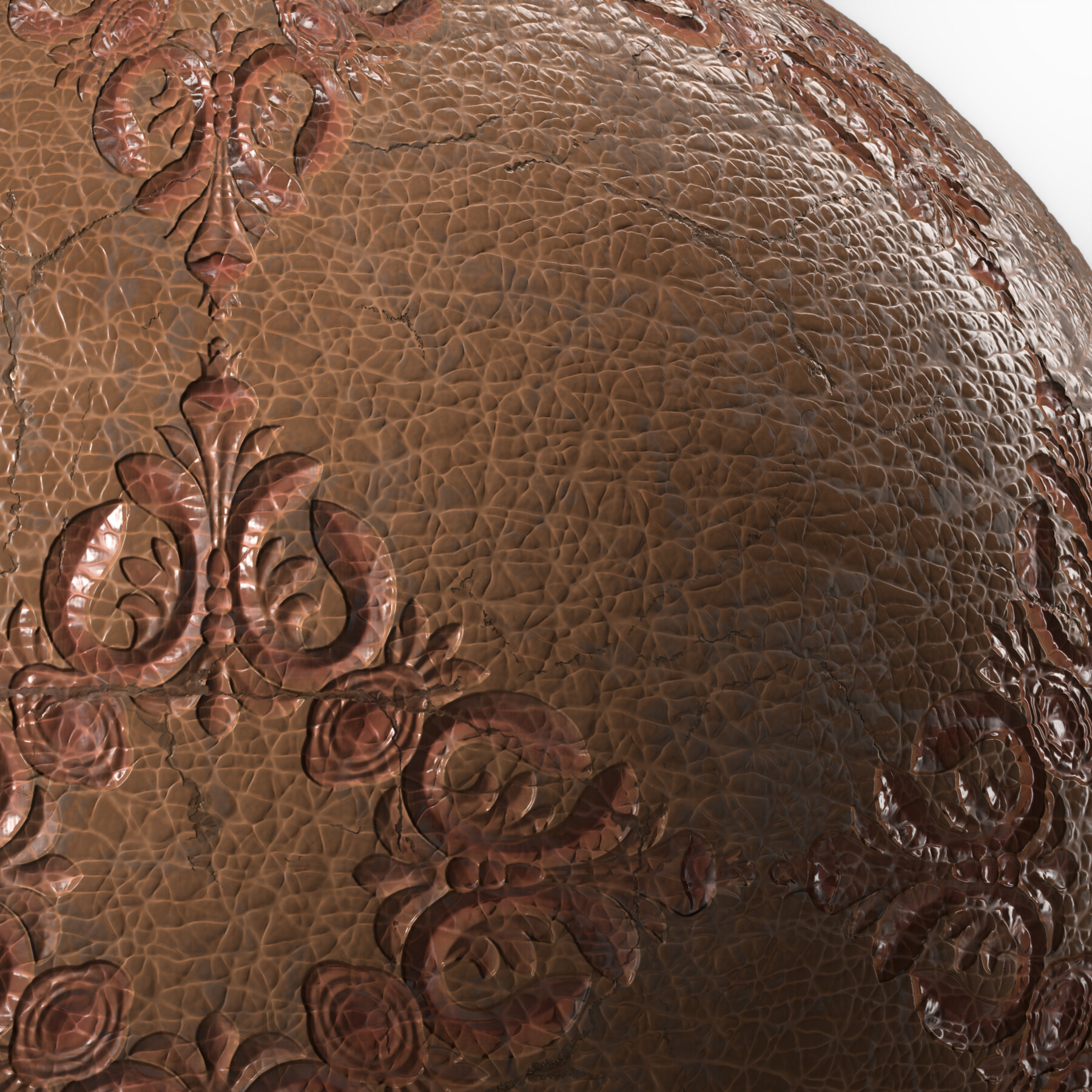 ArtStation - Leather Materials 26- Leather Ornament Pattern By Sbsar ...