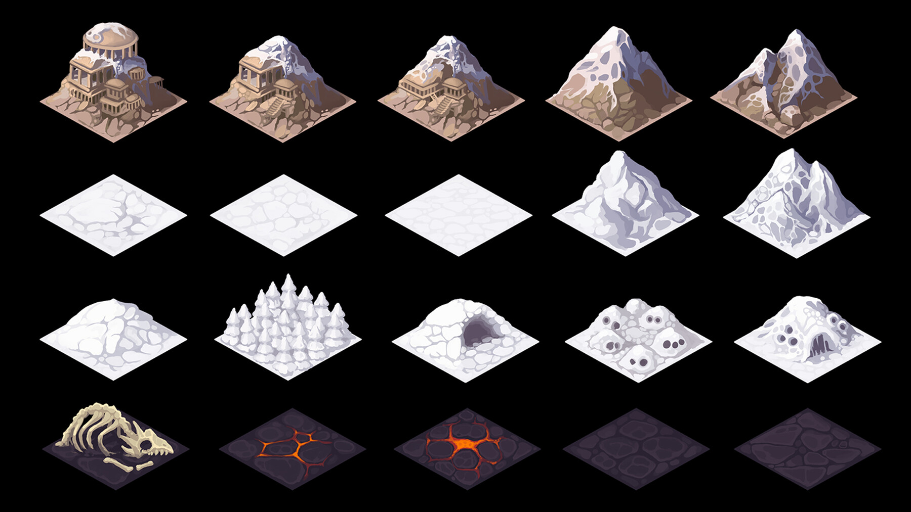 ArtStation - Isometric Fantasy Tiles | Game Assets