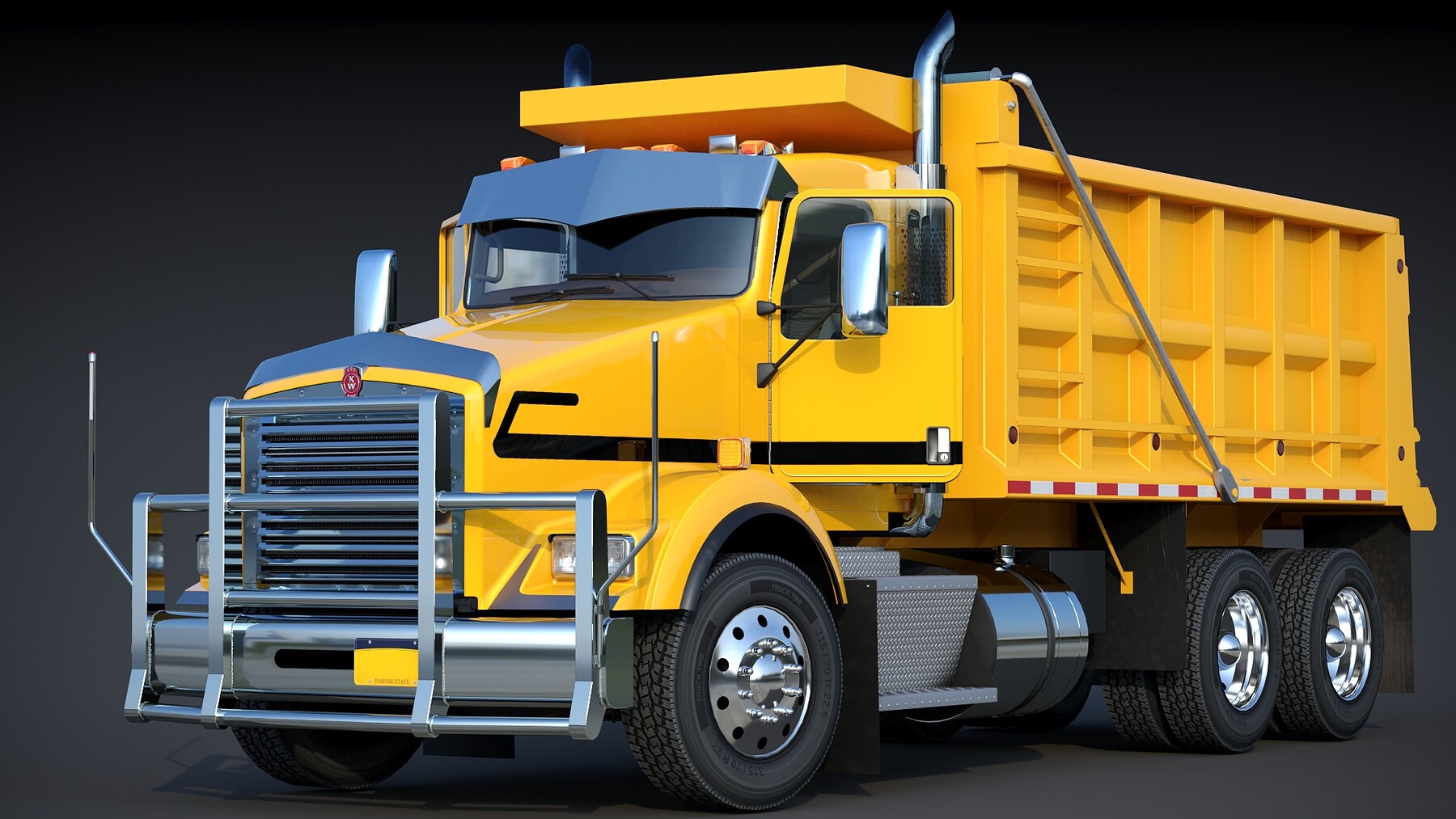ArtStation - Kenworth T800 Dump Truck | Resources