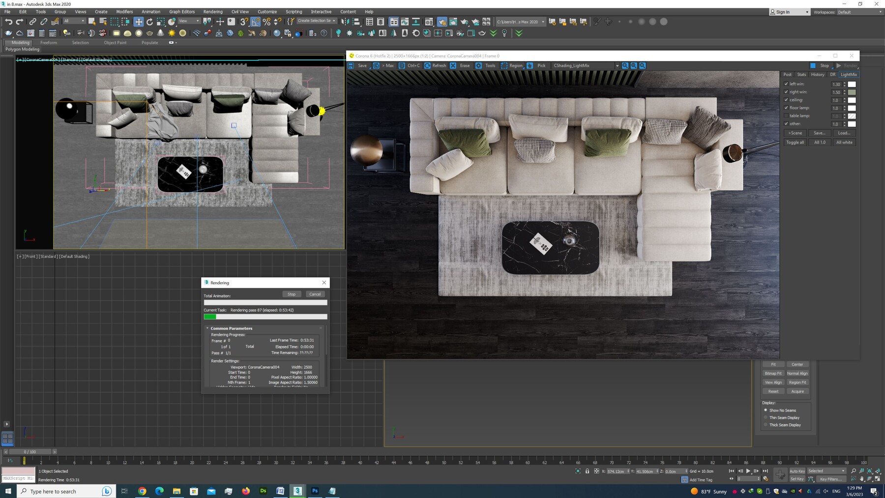 ArtStation - interior scene livingroom 06 | Game Assets