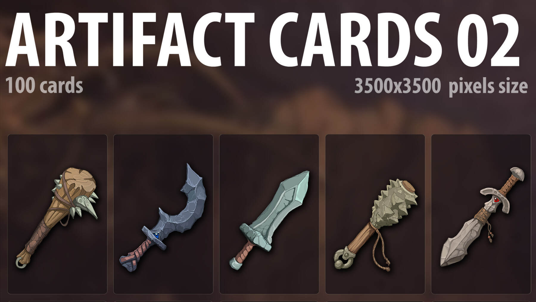 ArtStation - Artifact Cards 02 | Game Assets