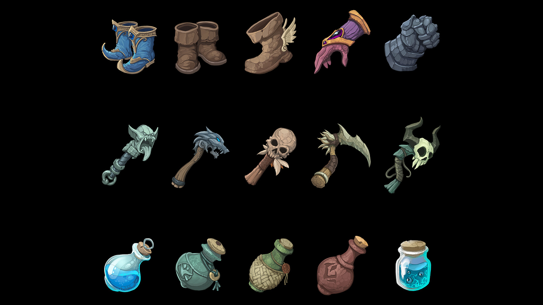 ArtStation - Artifact Cards 02 | Game Assets