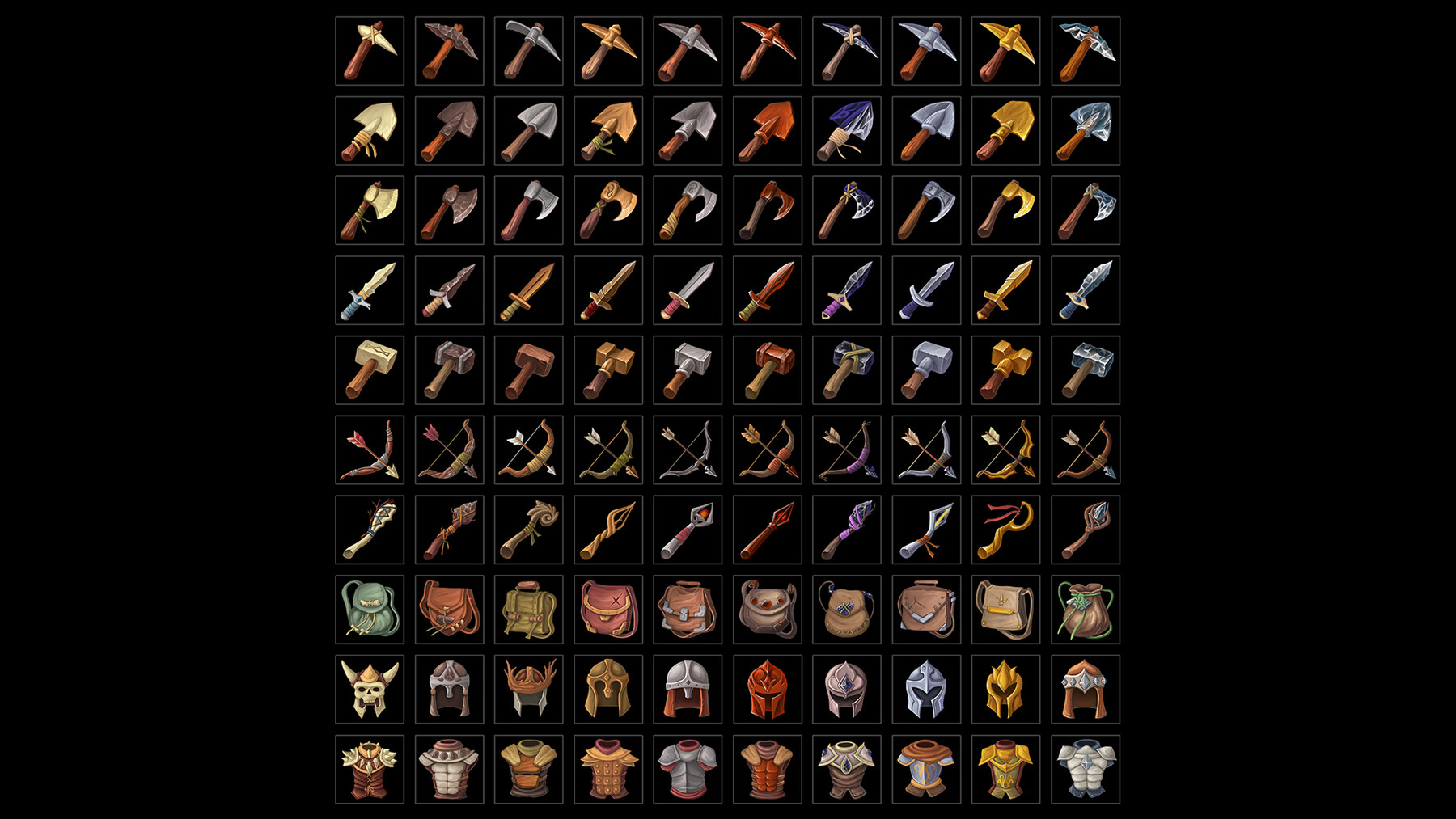 ArtStation - Surviving Tools Icons | Game Assets