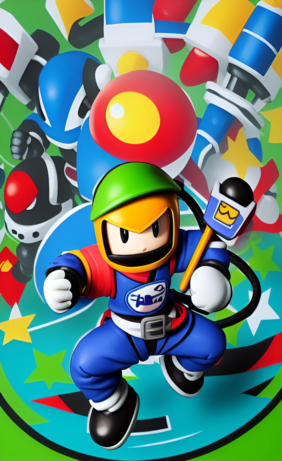 ArtStation - ninja bomberman 4500-jpg pack wombo art | Artworks