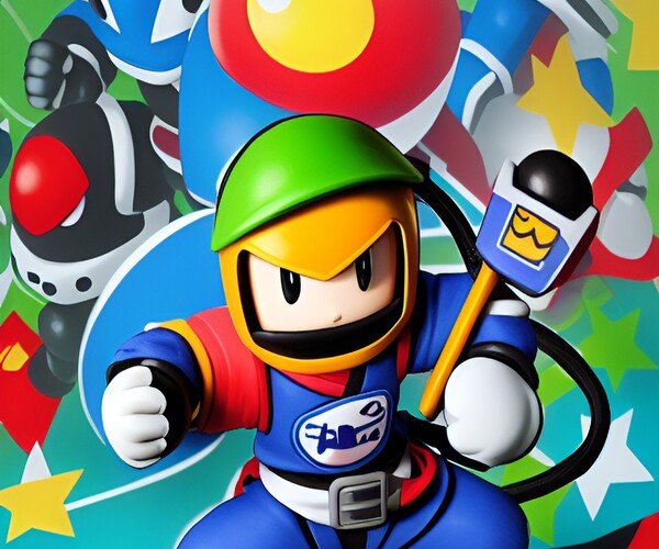 ArtStation - ninja bomberman 4500-jpg pack wombo art | Artworks