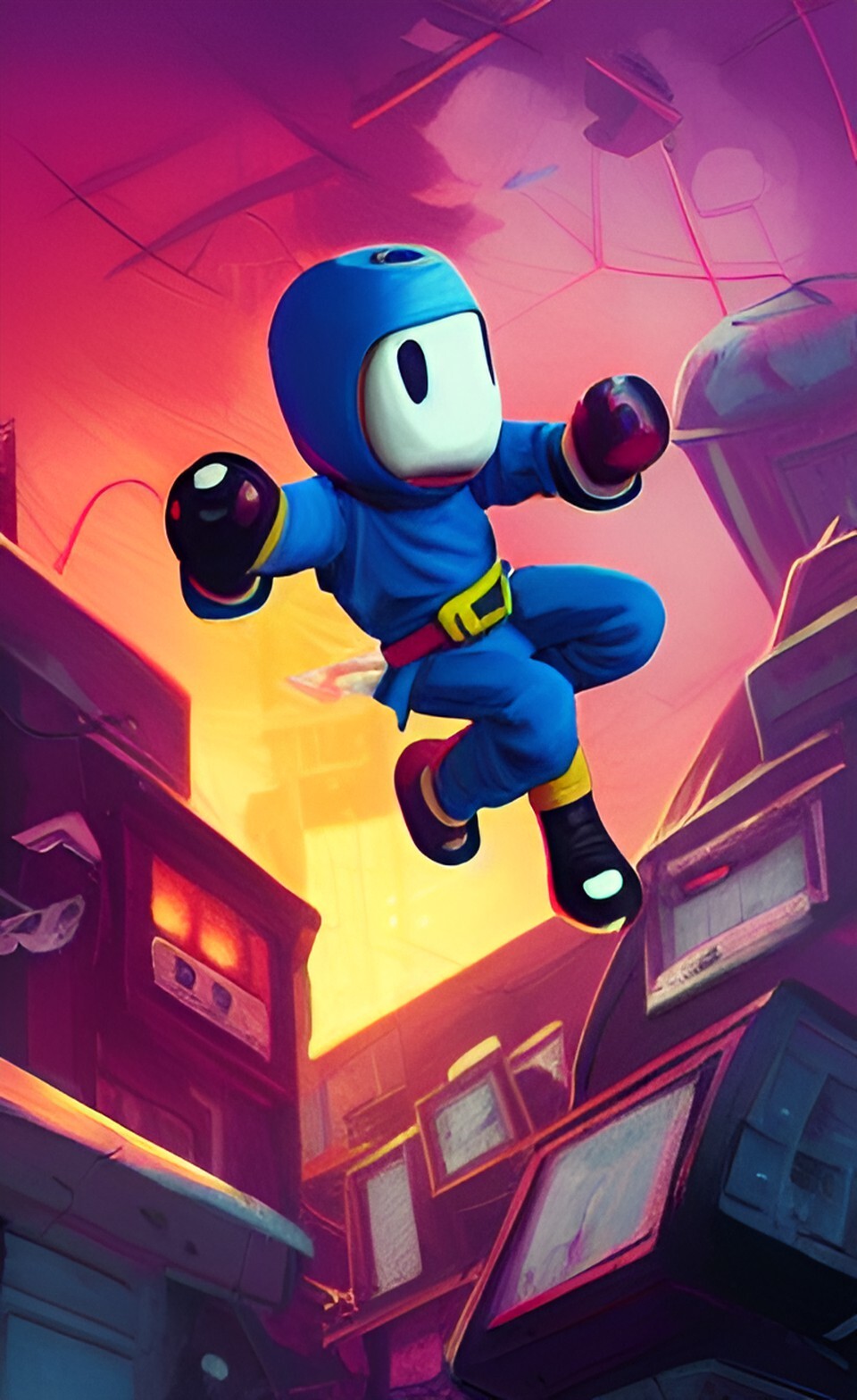 ArtStation - ninja bomberman 4500-jpg pack wombo art | Artworks
