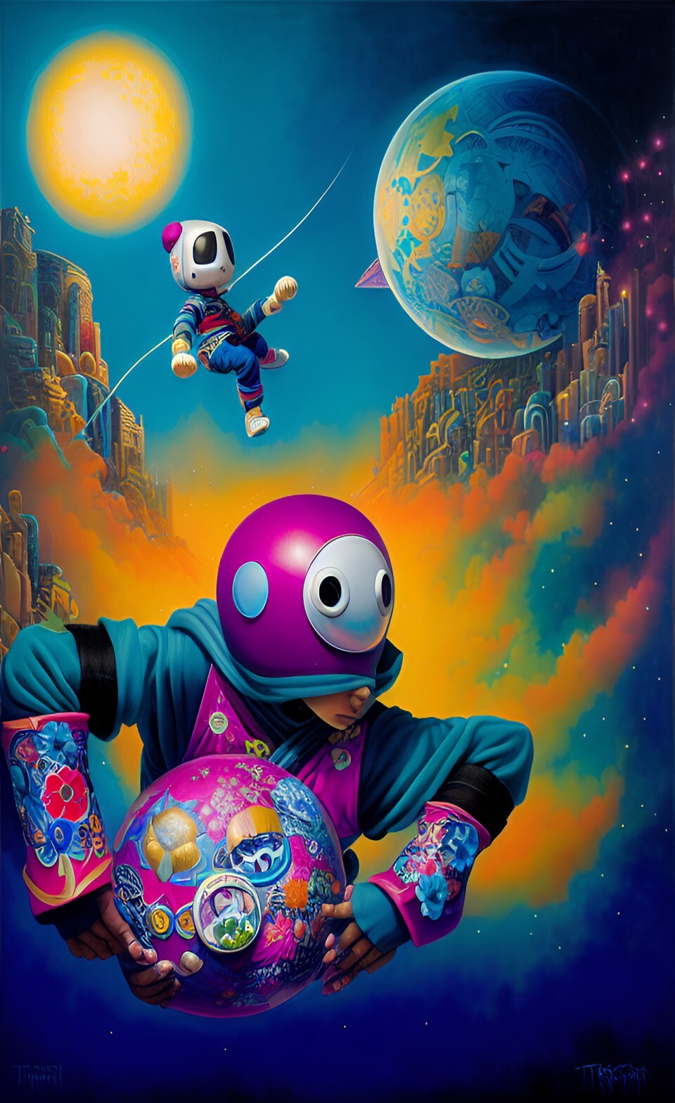 ArtStation - ninja bomberman 4500-jpg pack wombo art | Artworks