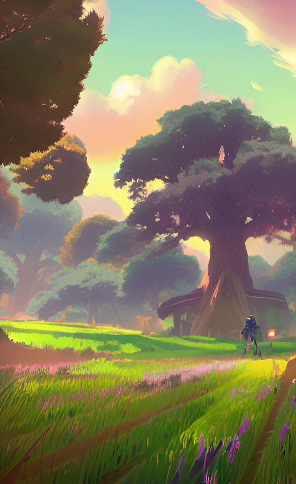 ArtStation - landscape of an anime field 6000-jpg pack wombo art | Artworks