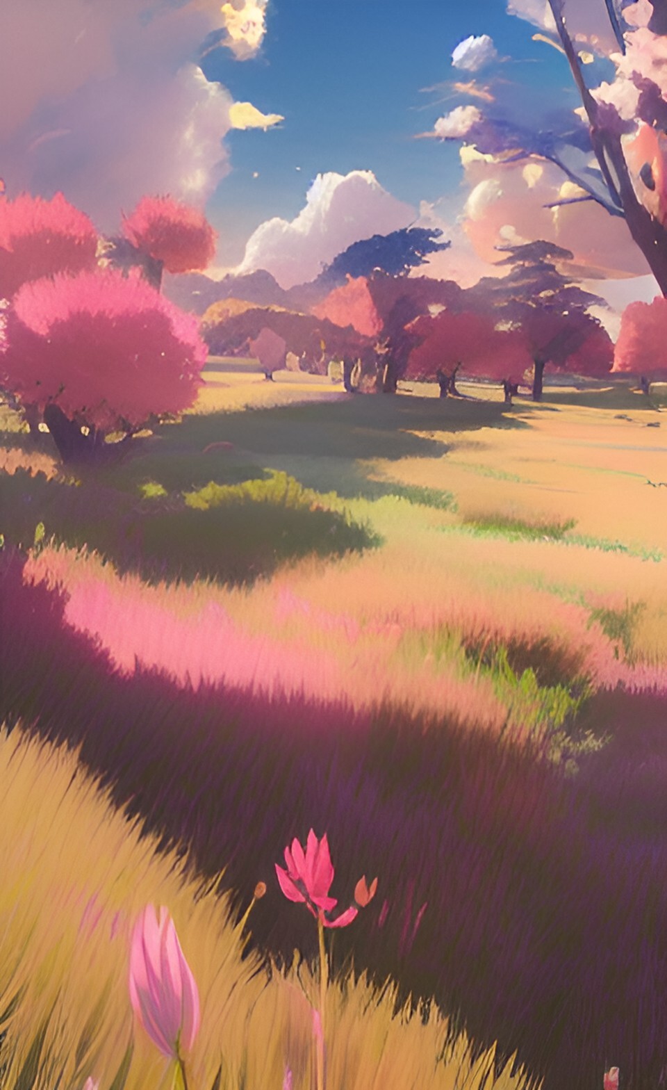 ArtStation - landscape of an anime field 6000-jpg pack wombo art | Artworks