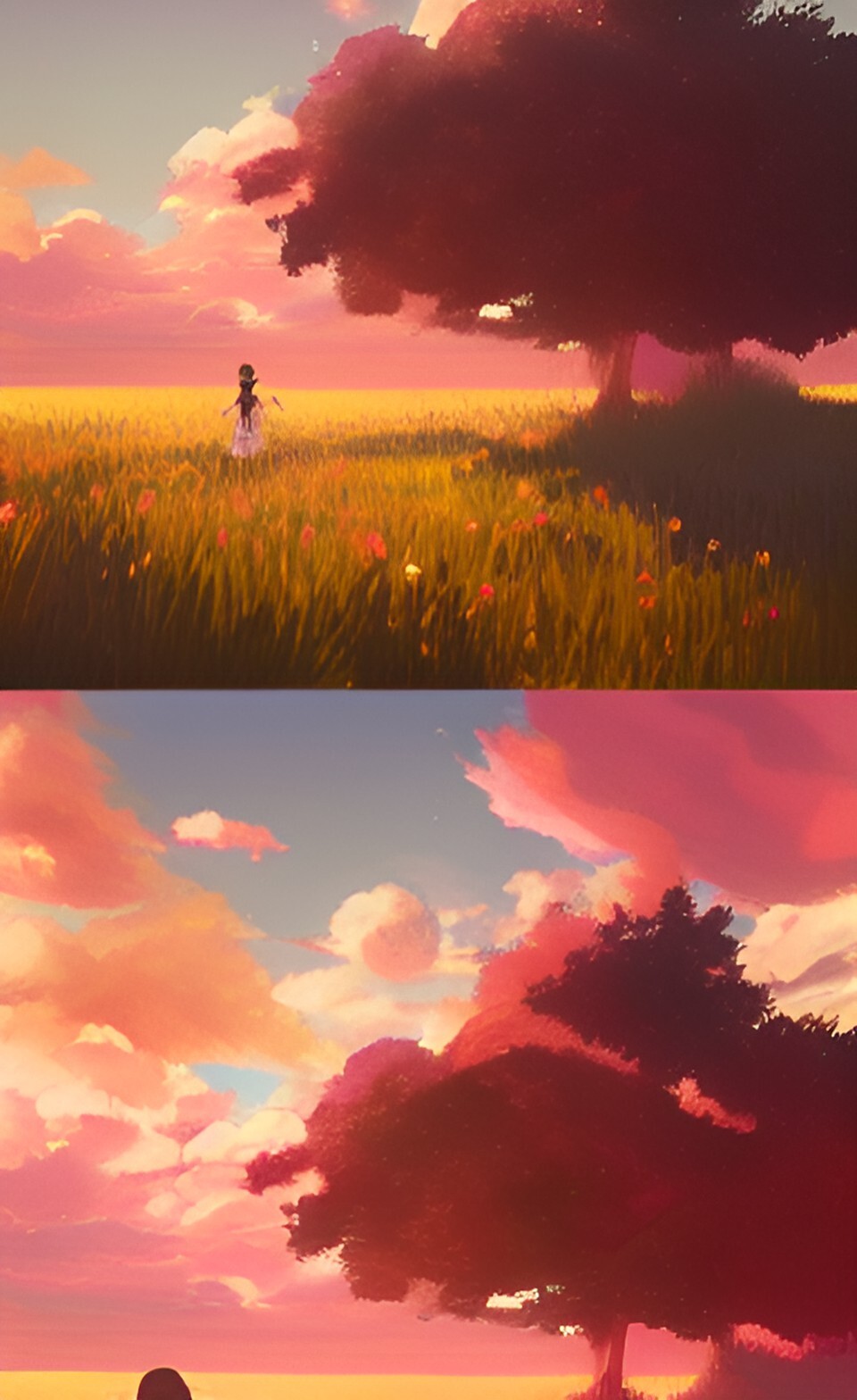 ArtStation - landscape of an anime field 6000-jpg pack wombo art | Artworks