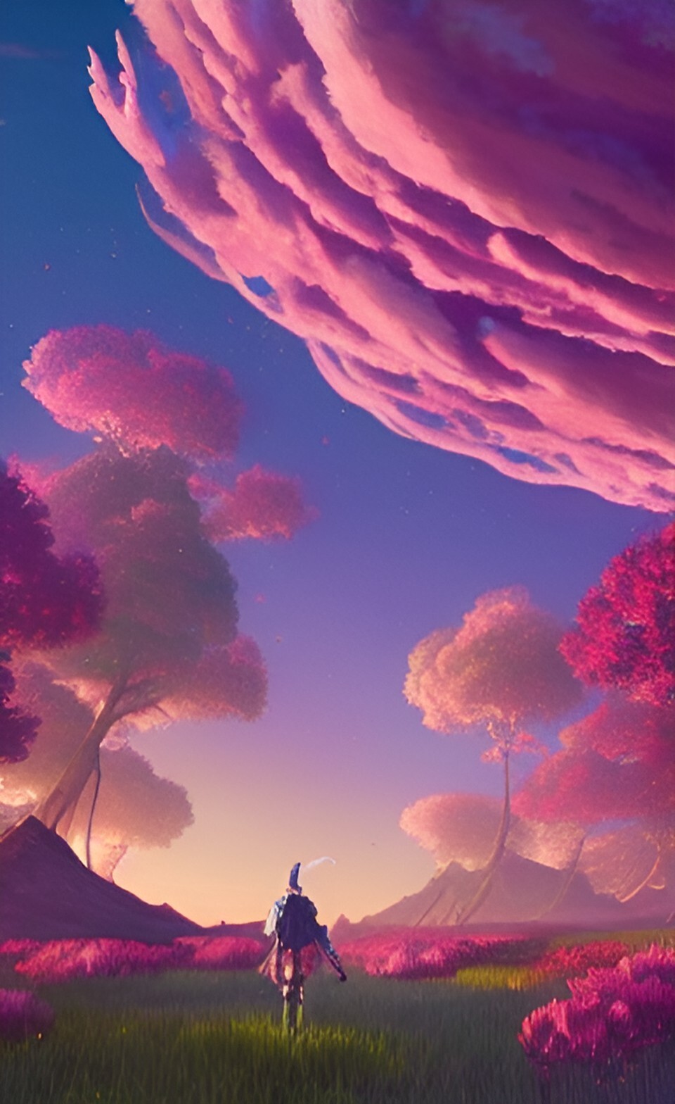 ArtStation - landscape of an anime field 6000-jpg pack wombo art | Artworks