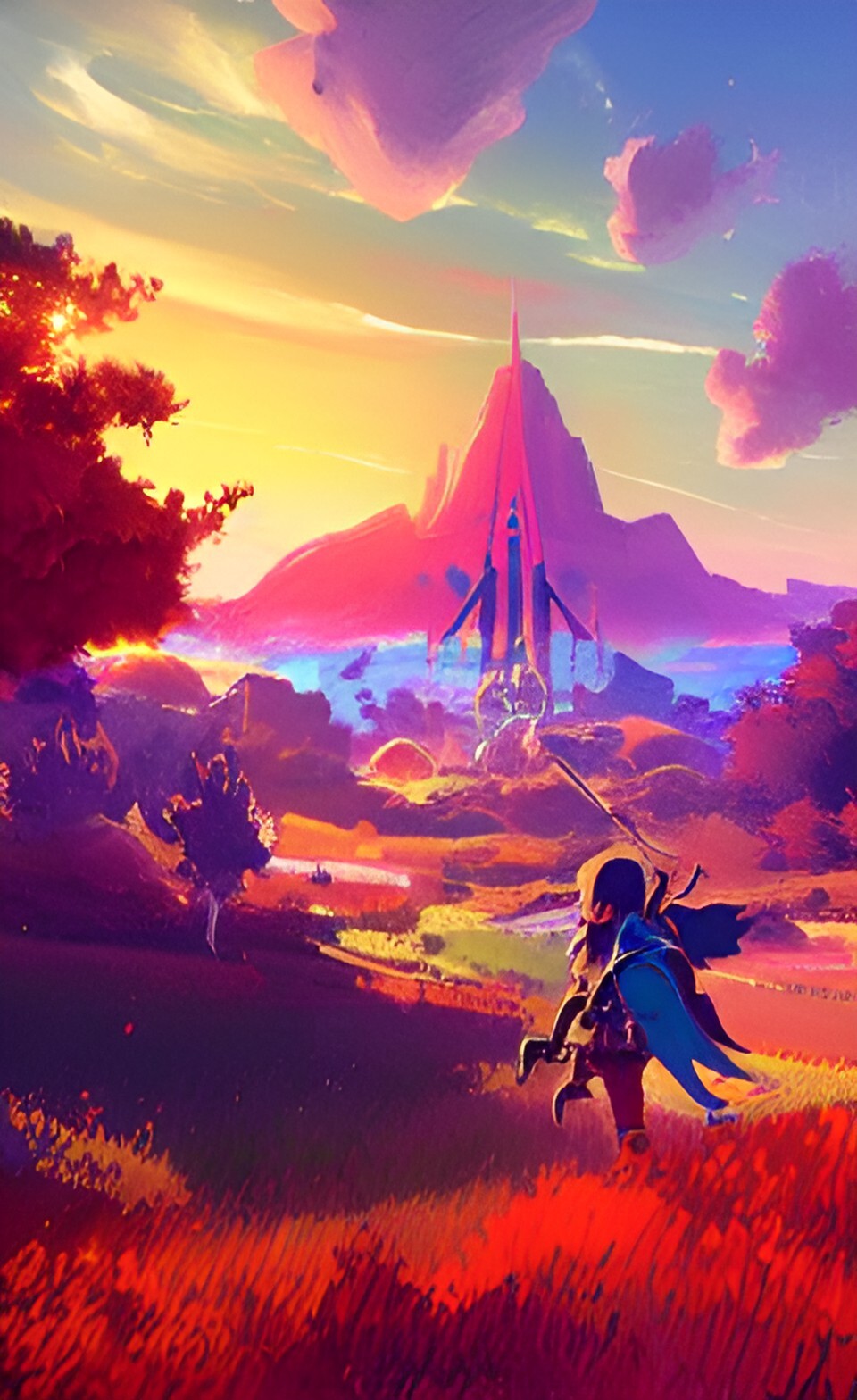 ArtStation - landscape of an anime field 6000-jpg pack wombo art | Artworks