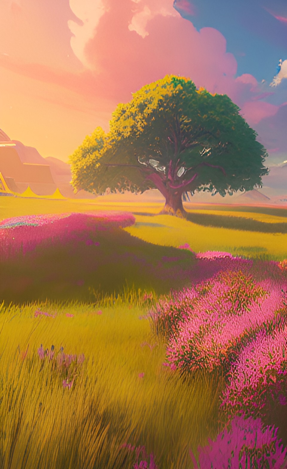 ArtStation - landscape of an anime field 6000-jpg pack wombo art | Artworks
