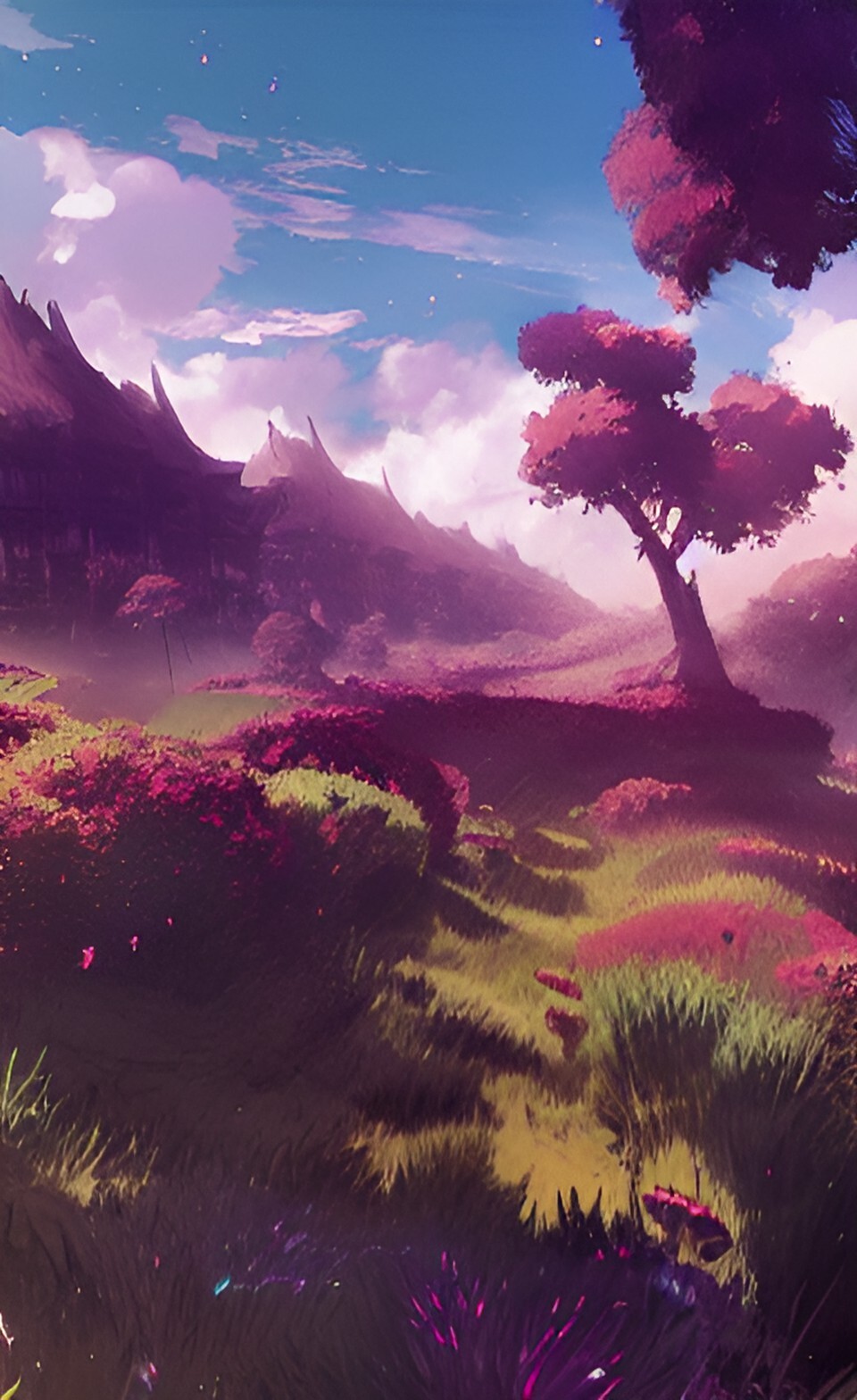 ArtStation - landscape of an anime field 6000-jpg pack wombo art | Artworks