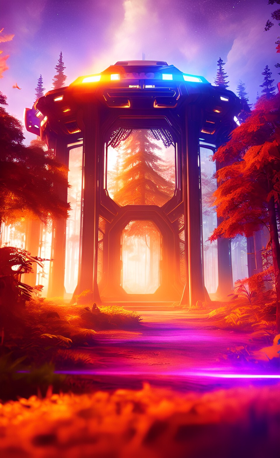 ArtStation - enchanted forest of destiny in halo world 3890-jpg pack ...