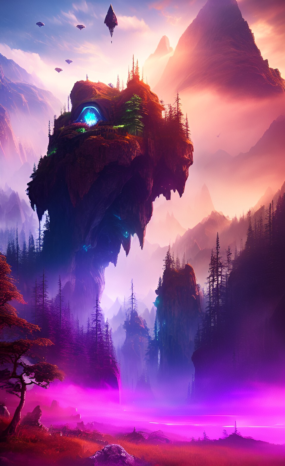 ArtStation - enchanted forest of destiny in halo world 3890-jpg pack ...