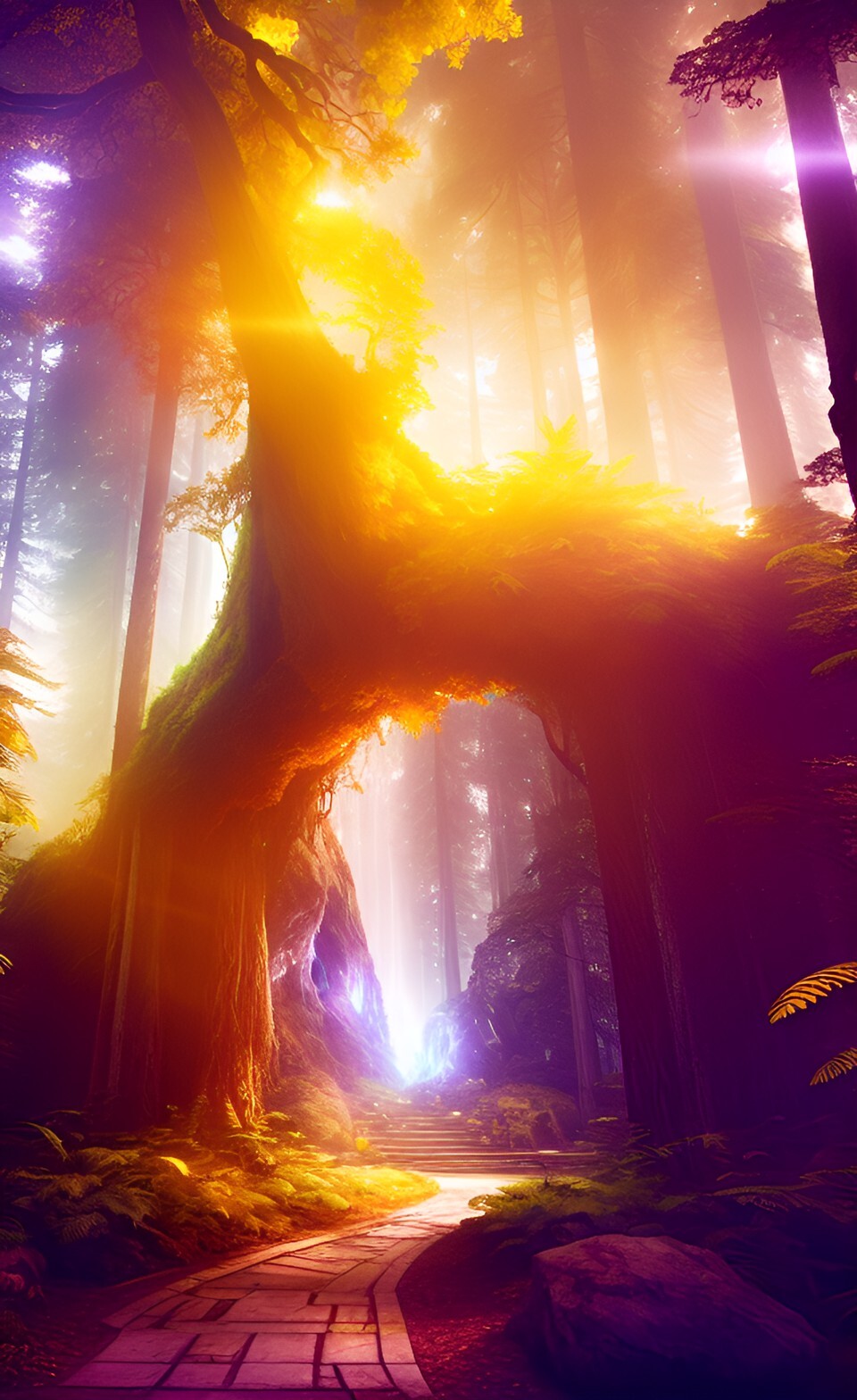 ArtStation - enchanted forest of destiny in halo world 3890-jpg pack ...