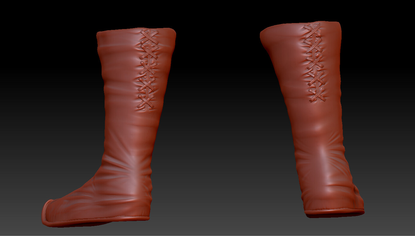 ArtStation - High-poly model Boots | Resources