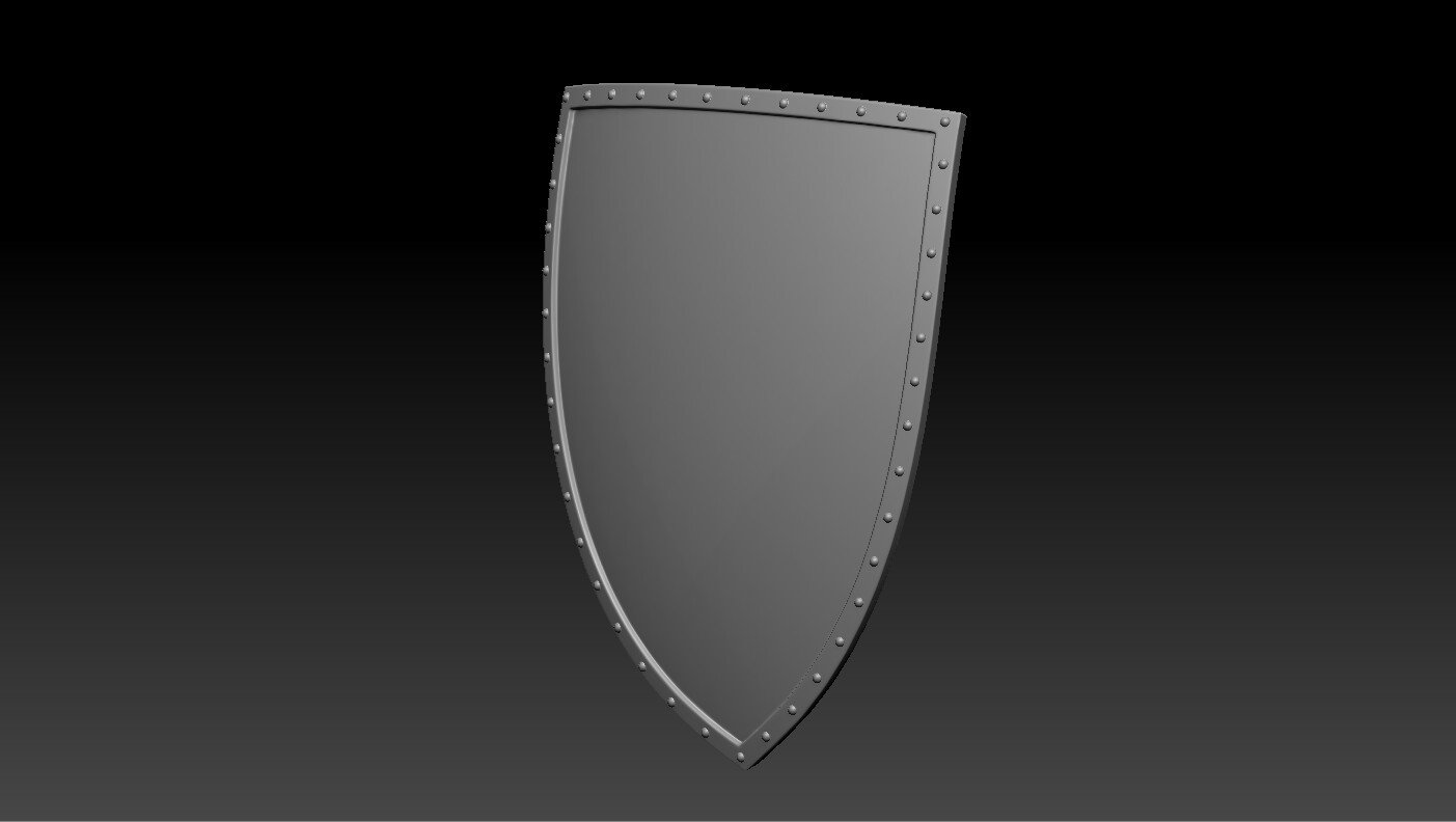ArtStation - High-poly model knight shield | Resources