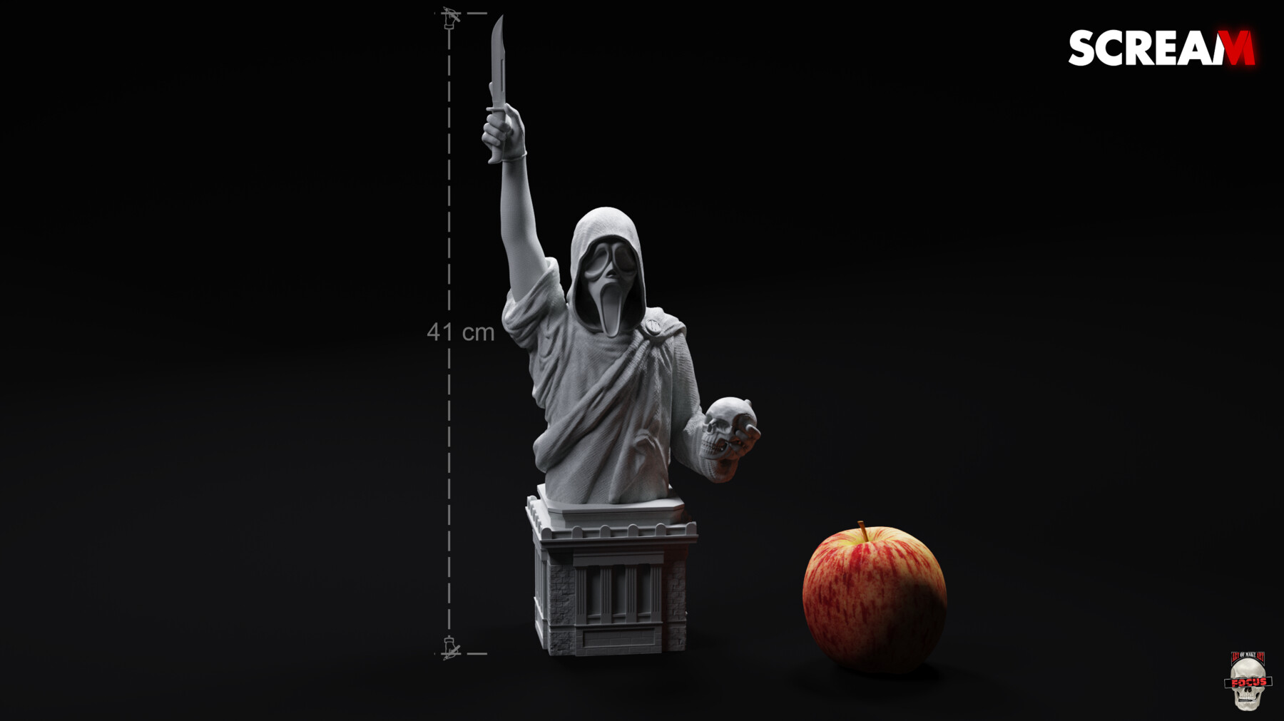 ArtStation - Scream - 3D Printable Statue Fanart | Resources