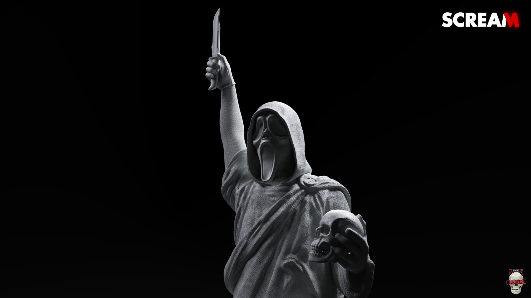 ArtStation - Scream - 3D Printable Statue Fanart | Resources