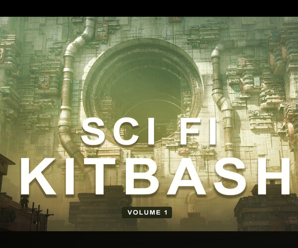 ArtStation - Sci Fi Kitbash - Volume 1 | Resources