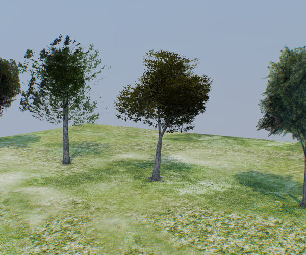 ArtStation - low-poly trees | Game Assets