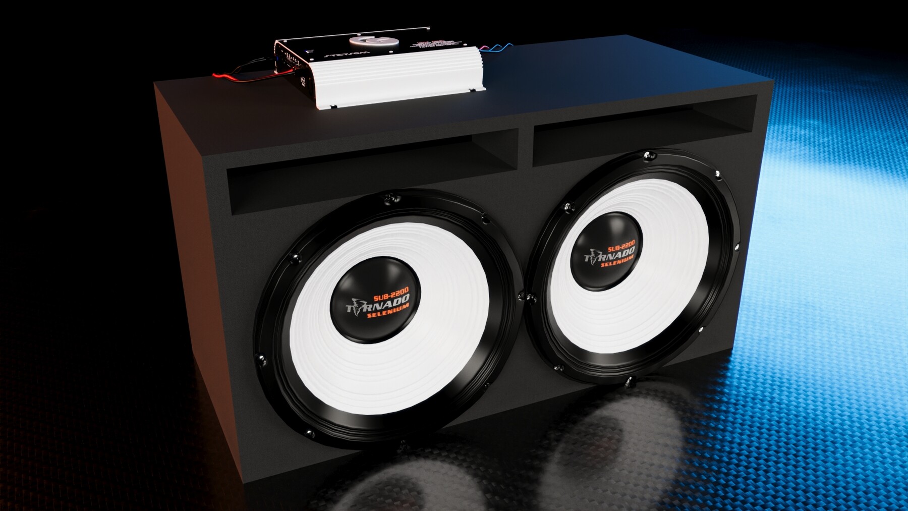 ArtStation - Car Sound Box System Speaker Brazil | Resources