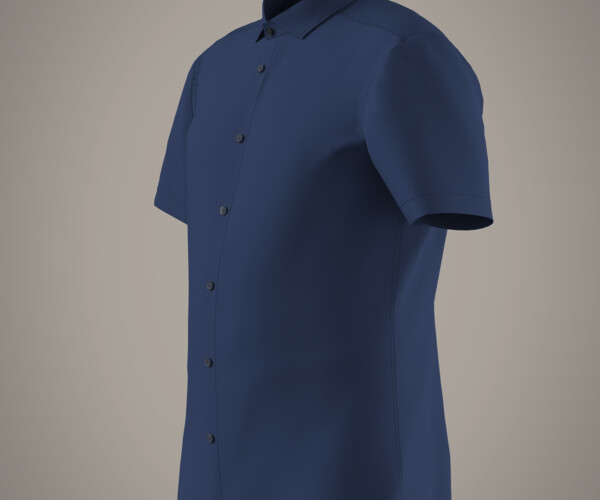 ArtStation - 3D SLIM FIT SHIRT / MEN'S WEAR | Resources