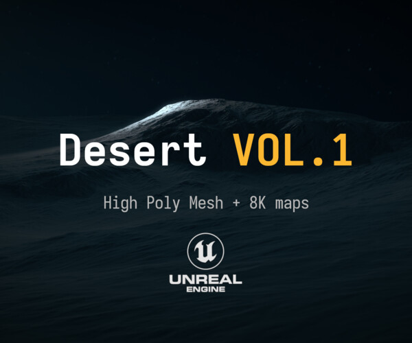 ArtStation - Desert VOL.1 - High Poly Mesh + 8k Maps | Game Assets