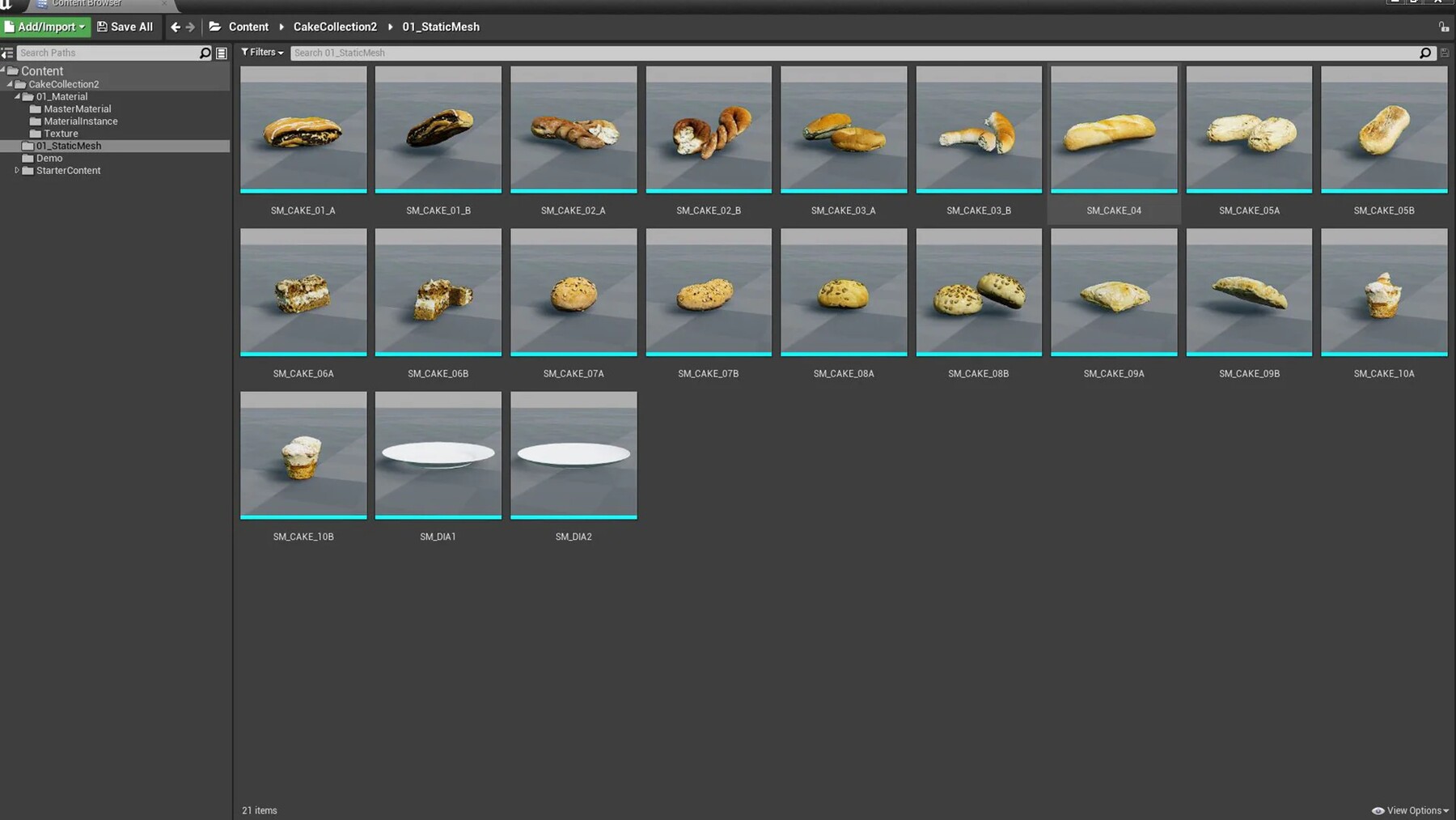 ArtStation - Baked Good Pack Vol 1 | Game Assets