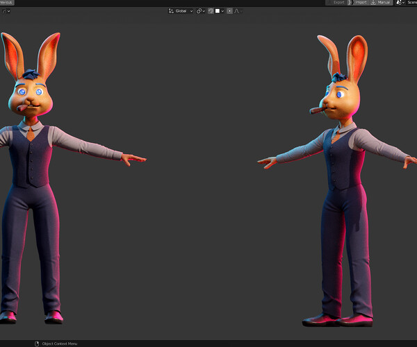 ArtStation - Rabbit Boss - 3D Modeling - Blender | Game Assets