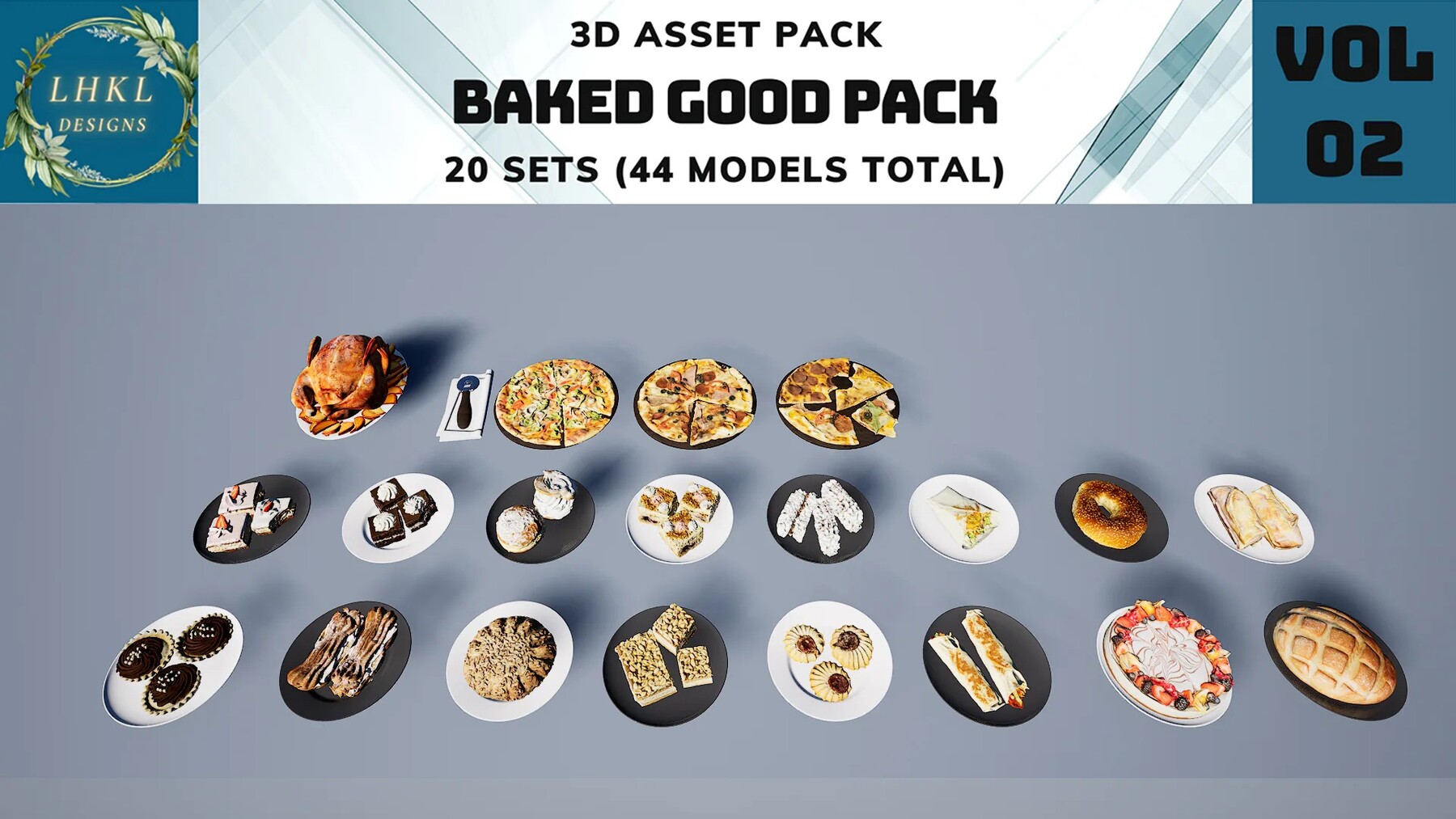 ArtStation - Baked Good Pack Vol 2 | Game Assets