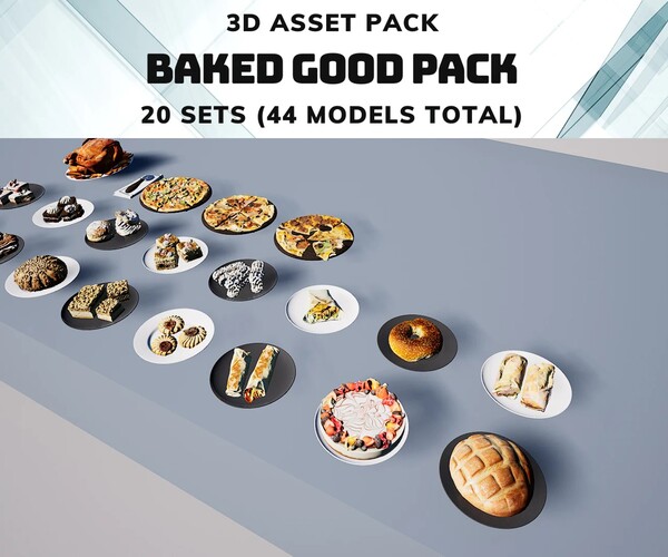 ArtStation - Baked Good Pack Vol 2 | Game Assets