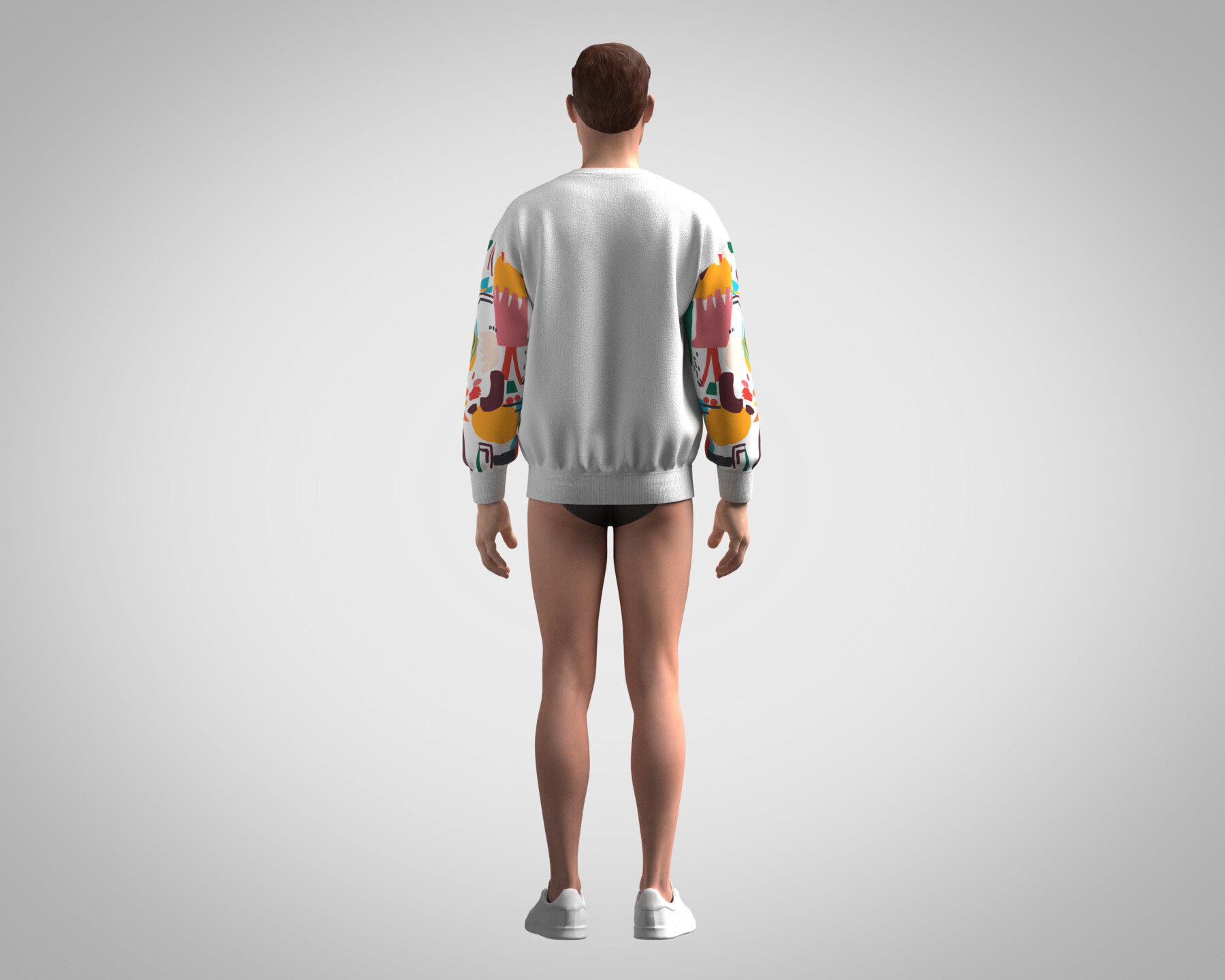 ArtStation - Printed Sleeve Sweatshirt | Resources