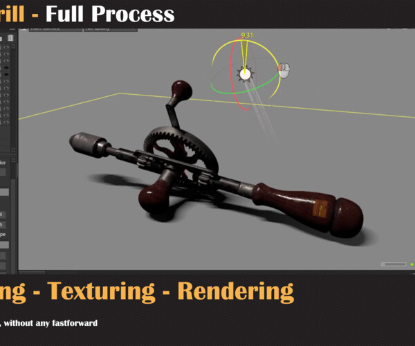 ArtStation - Hand Drill - Tutorial Full Process | Tutorials