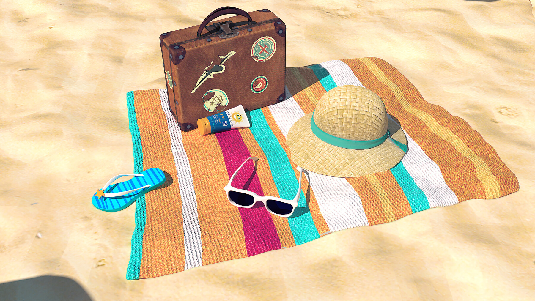 ArtStation - 3D Beach | Resources