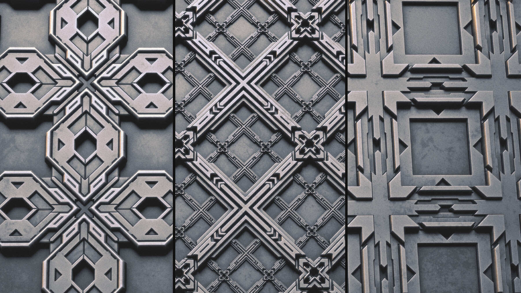 ArtStation - 100 SCI FI PATTERN | Brushes