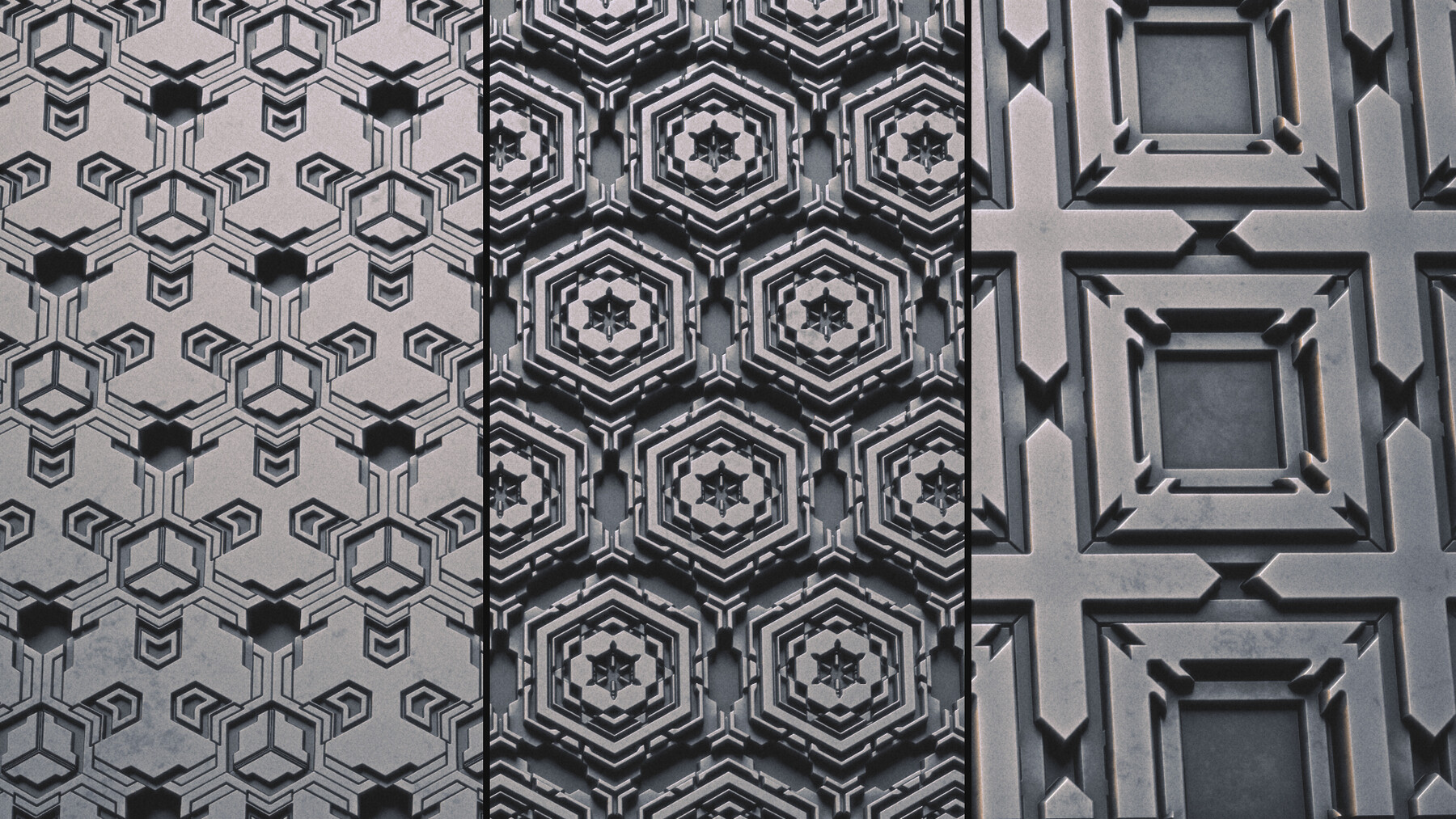 ArtStation - 100 SCI FI PATTERN | Brushes