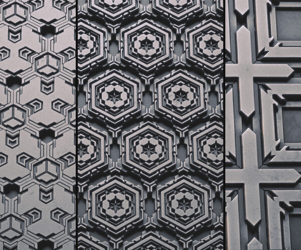 ArtStation - 100 SCI FI PATTERN | Brushes