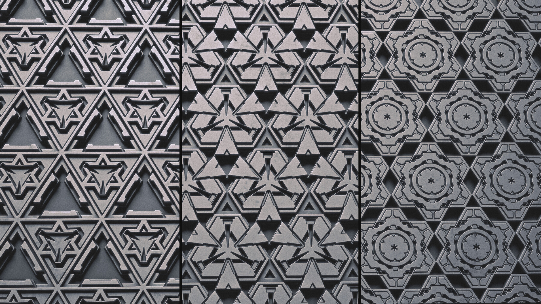 ArtStation - 100 SCI FI PATTERN | Brushes