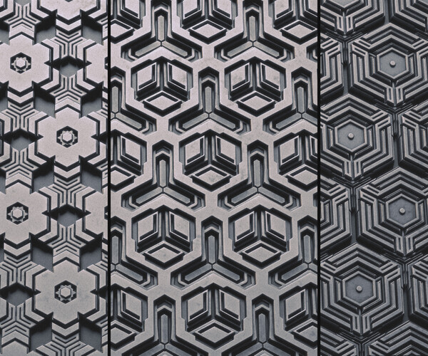 ArtStation - 100 SCI FI PATTERN | Brushes