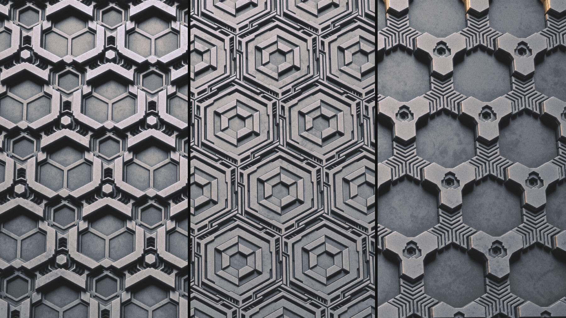 ArtStation - 100 SCI FI PATTERN | Brushes