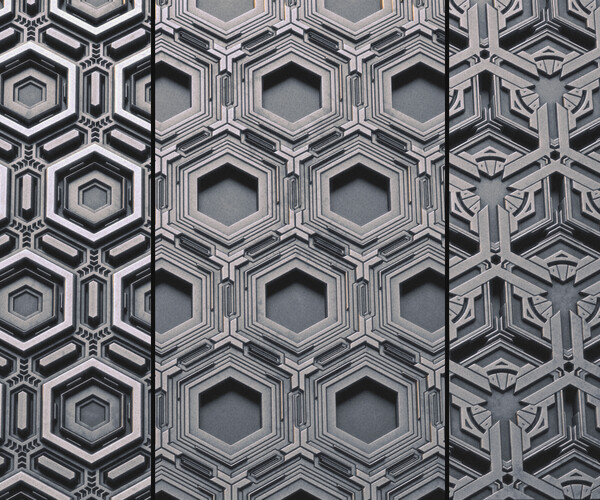 ArtStation - 100 SCI FI PATTERN | Brushes