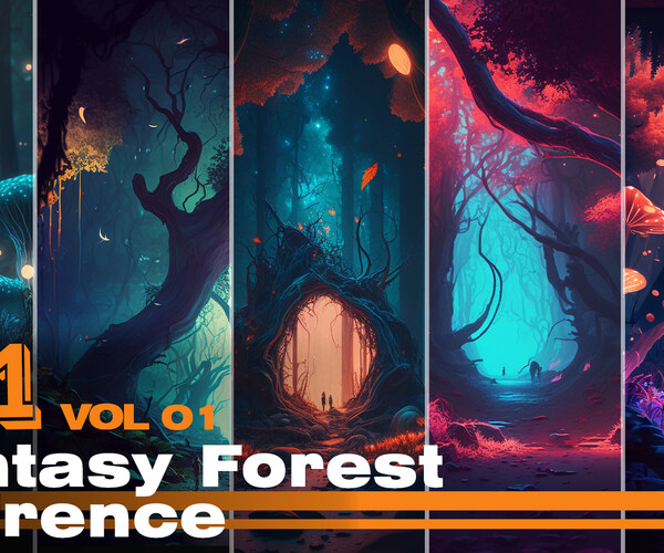 ArtStation - Fantasy Forest V1 | Artworks
