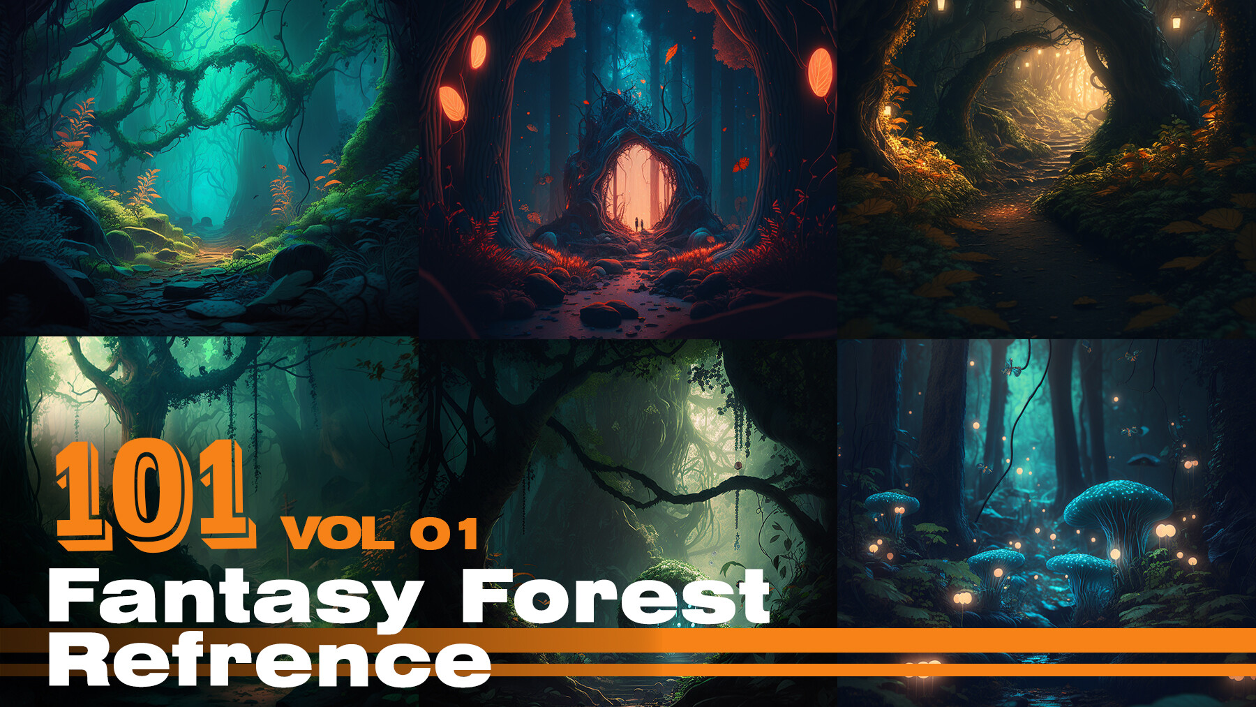 ArtStation - Fantasy Forest V1 | Artworks
